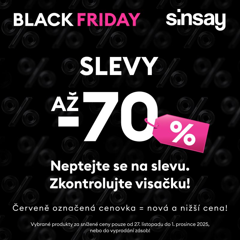 Sinsay – Black Friday | OC Letňany